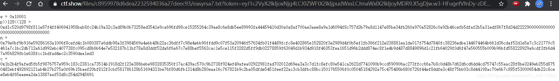 ctfshow_rsa刷题记录_ctfshow easyrsa7-CSDN博客