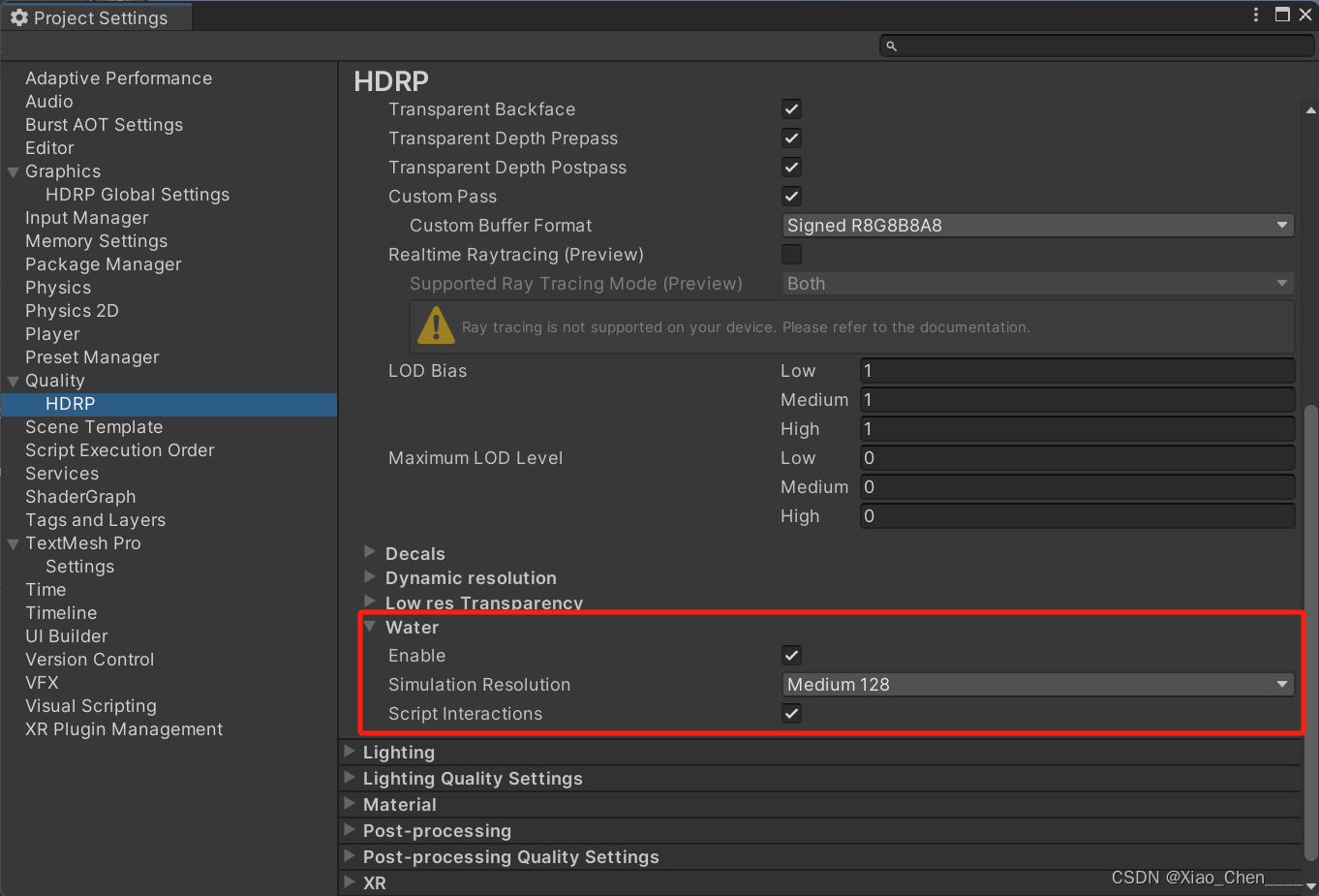 Unity HDRP水系统_hdrp water system-CSDN博客