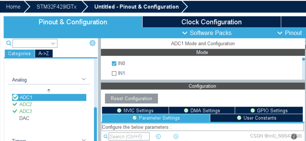 基于Cubemx的STM32F429多重adc采样DMA传输配置，定时器触发采样率可调，最高可到7.2MHz采样率~_adc dma电赛-CSDN博客