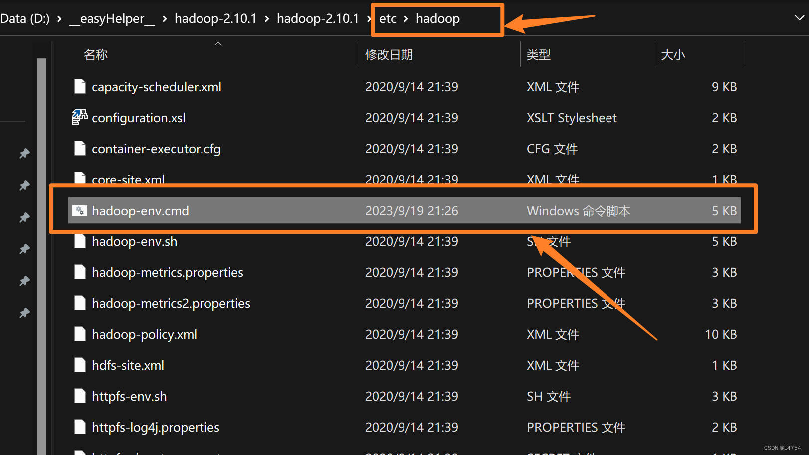 Error: JAVA_HOME is incorrectly set. Please update D:\__easyHelper__\hadoop-2.10.1\hadoop-2.1 ...