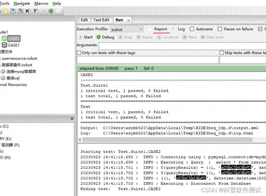 RobotFramework之使用DatabaseLibrary库操作mysql数据库（十一）-CSDN博客