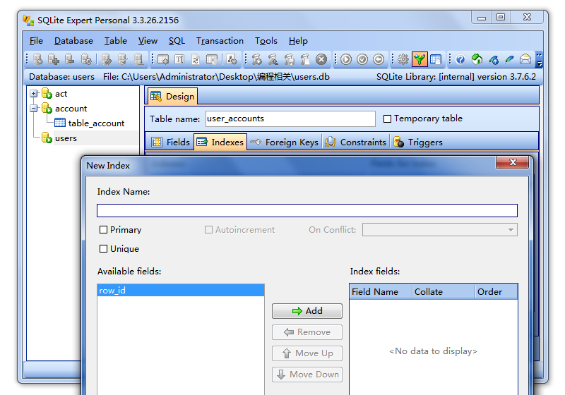 expert个人版 sqlite_SQLite可视化管理工具(SQLite Expert Pro)-CSDN博客