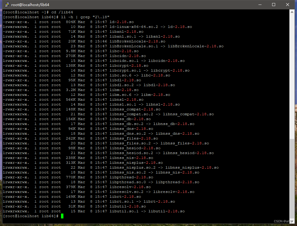 Centos7.9安装glibc2.18后回滚到glibc2.17_linux glibc版本回退-CSDN博客