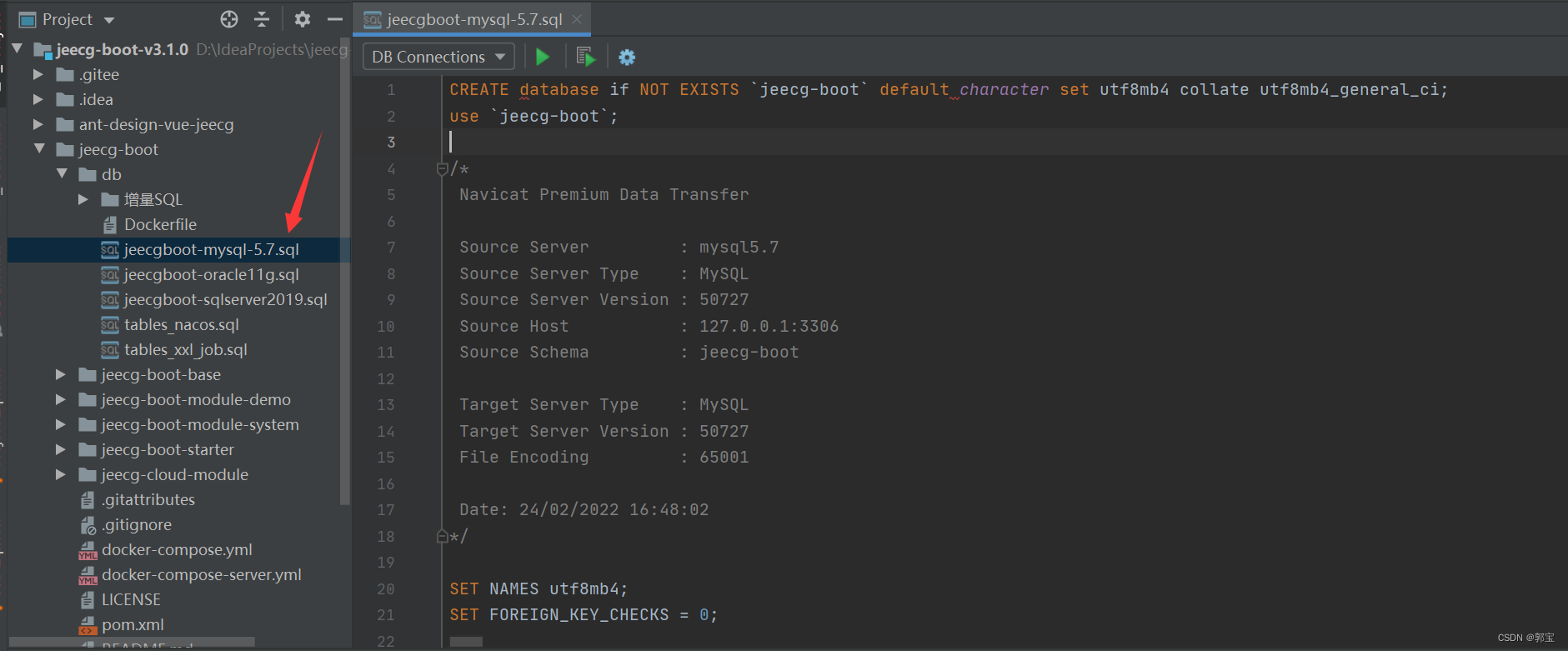 如何执行IntelliJ IDEA 中的.sql文件_JavaEE-CSDN专栏