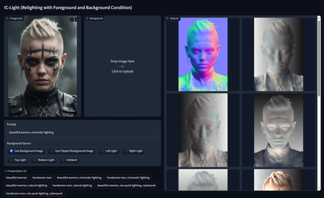 IC-Light：Controlnet作者新作之图像打光控制模型，最全推理部署指南_practilight: practical light control using foundat-CSDN博客