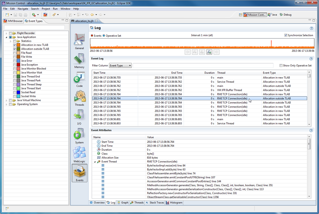 java mission control_飞行记录器 Java Mission Control（ jmc）（转）-CSDN博客