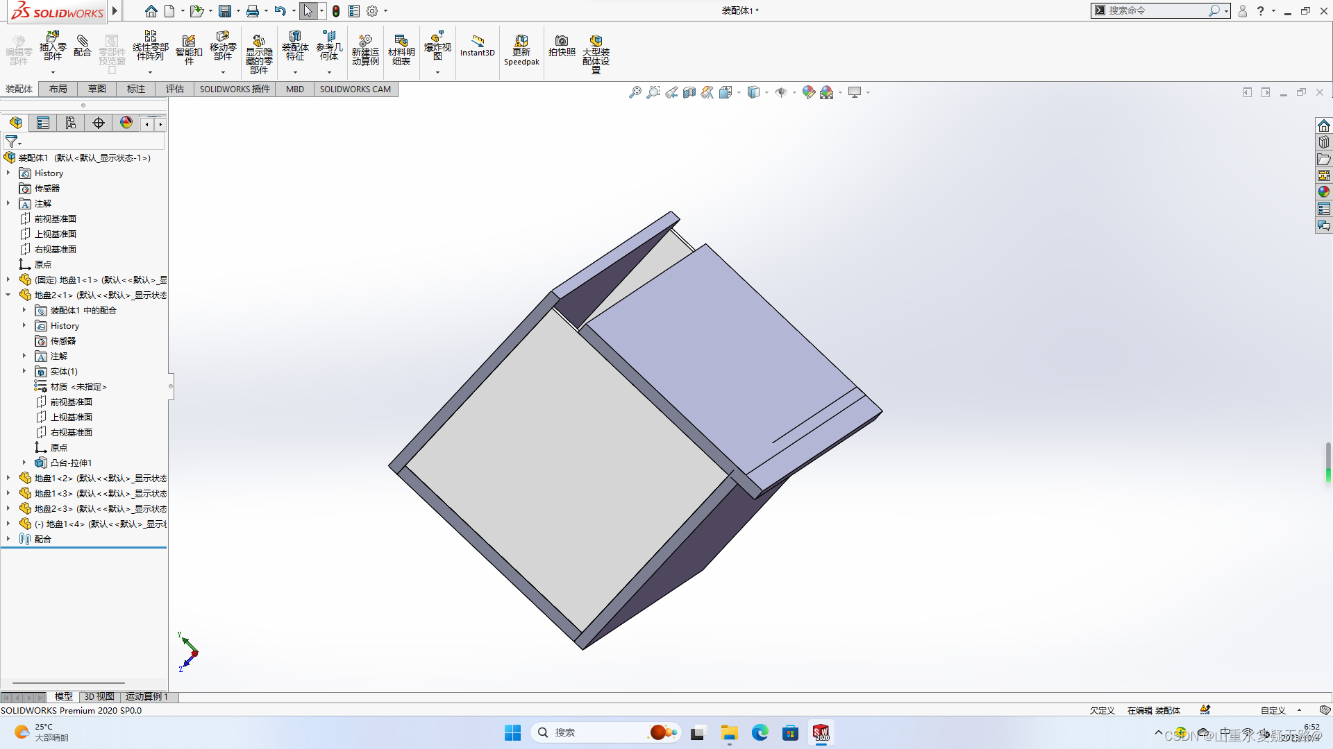 在SOLIDWORKS搭建一个简易的履带式机器人_solideworks创建机器人小车模型并导入robotstudio-CSDN博客