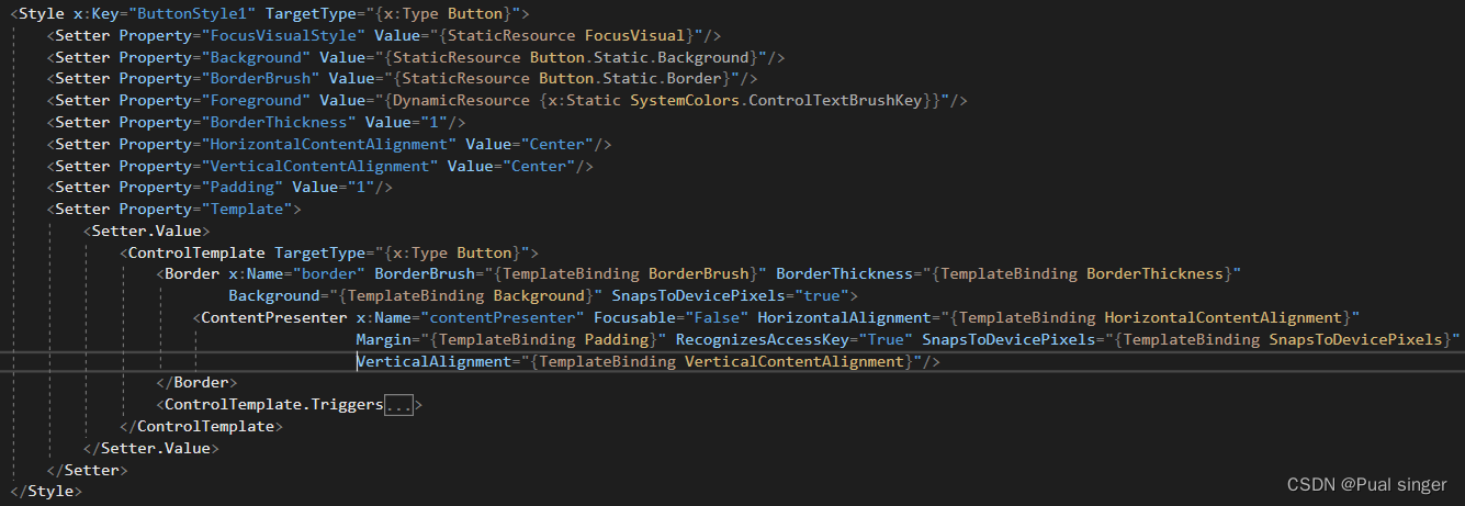 WPF3 控件模板-CSDN博客