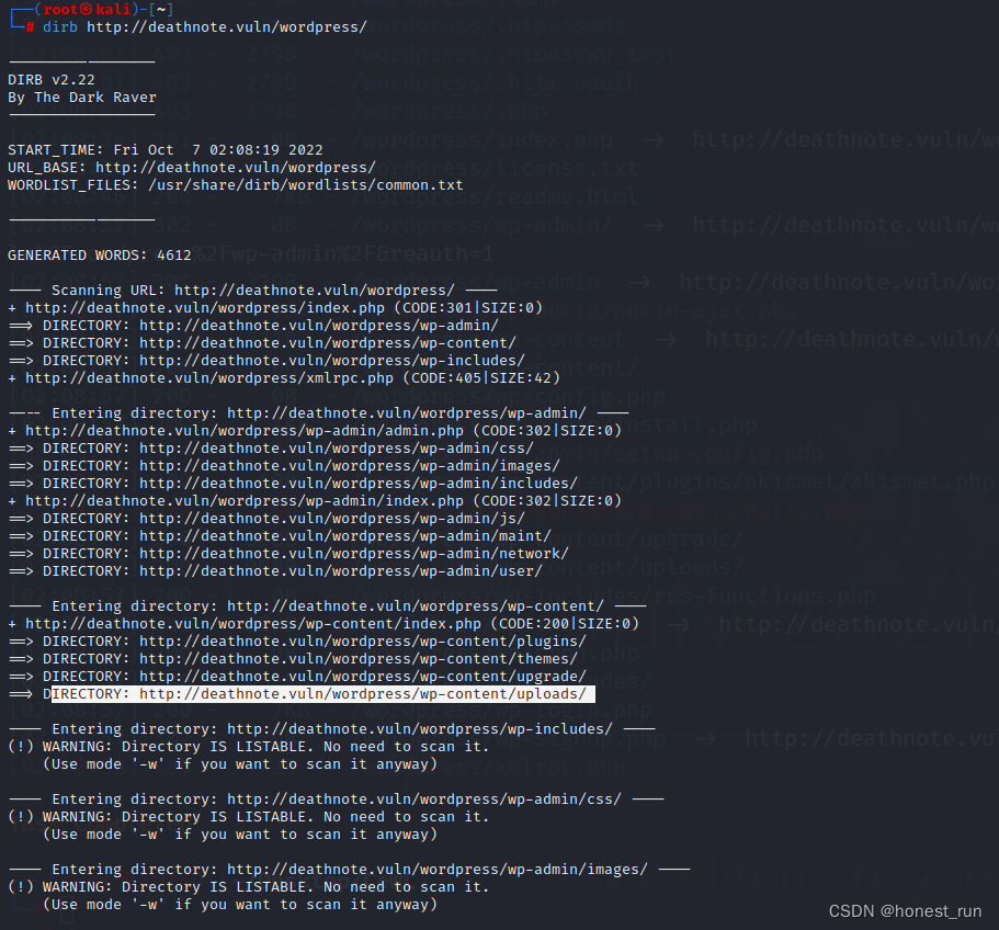 靶机14 DEATHNOTE: 1-CSDN博客