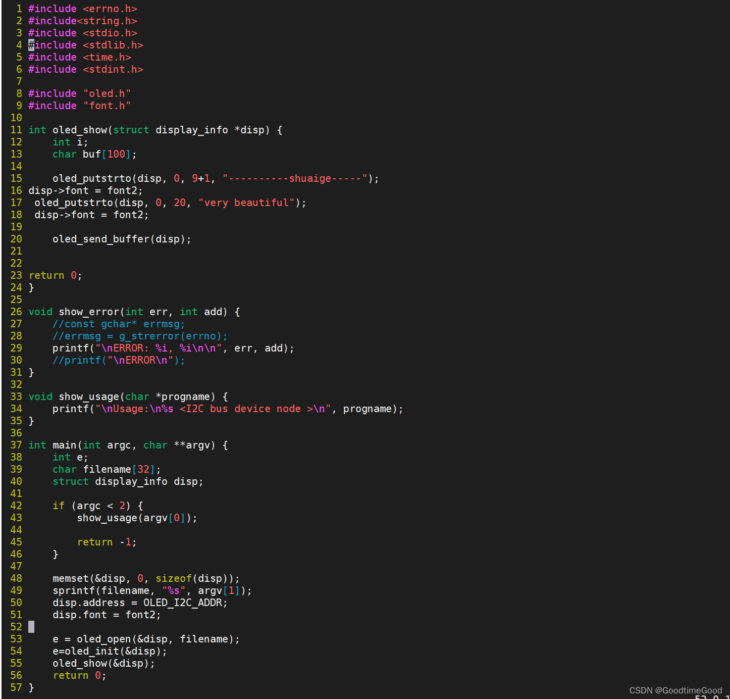 linux下使用IIC协议控制oled屏幕_1.54 英寸 oled i2c linux-CSDN博客
