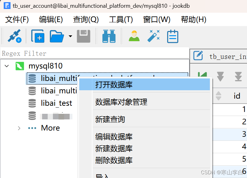 JookDB下载安装使用-CSDN博客