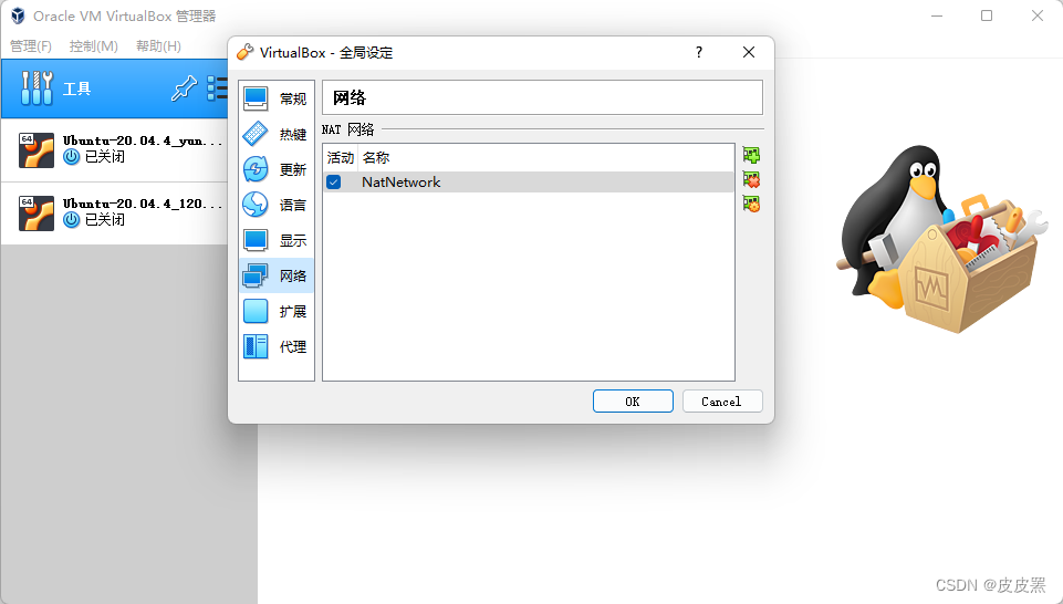 VirtualBox配置Ubuntu静态网络地址_virtualbox中ubuntu虚拟机中固定enp0s8的ip-CSDN博客