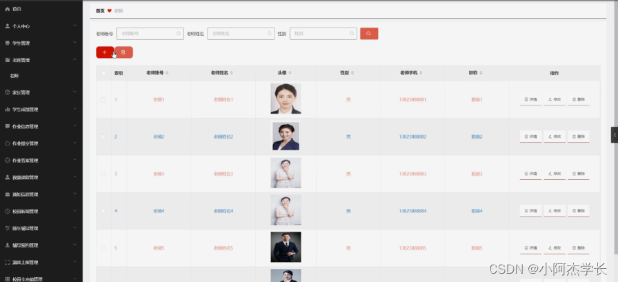 计算机毕业设计（附源码）python中学教务管理系统python大作业教务管理系统 Csdn博客