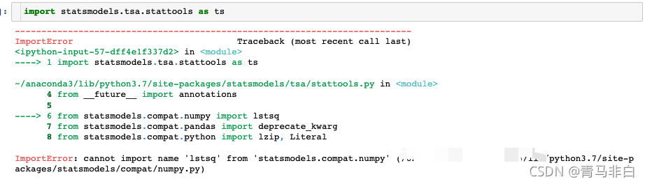 【python】statsmodels包报错与试错_runtimeerror: `lowess=true` requires statsmodels, -CSDN博客
