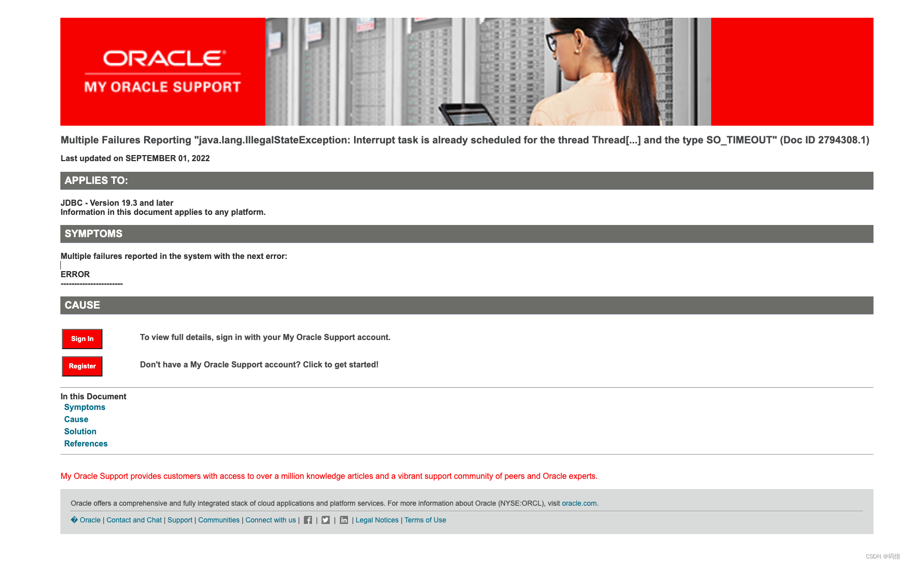 oracle jdbc偶发报错Interrupt task is already scheduled for the thread-CSDN博客