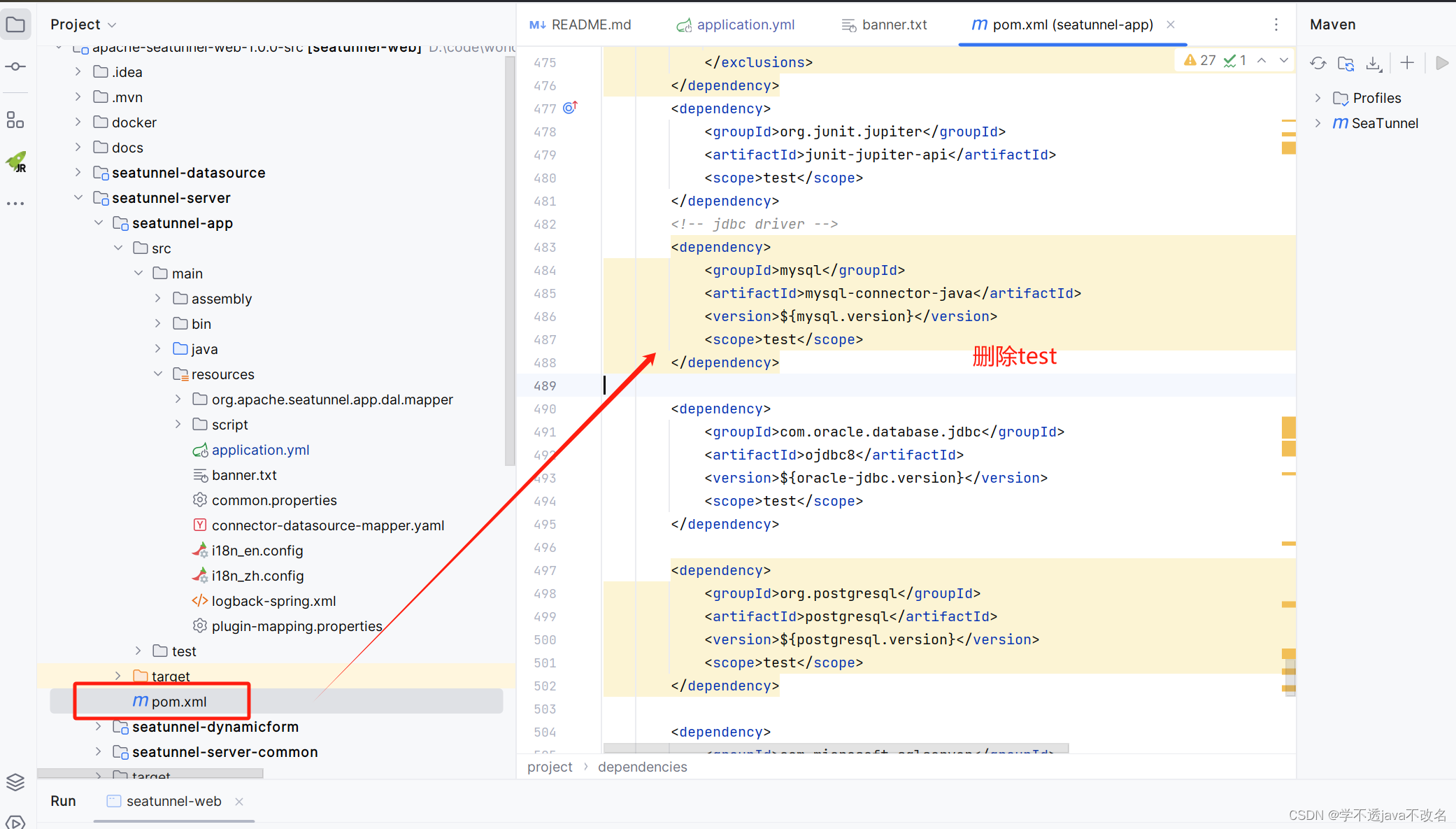 Seatunnel-web-1.0.0 Cannot resolve class or package ‘mysql‘_unable to resolve service for type ...