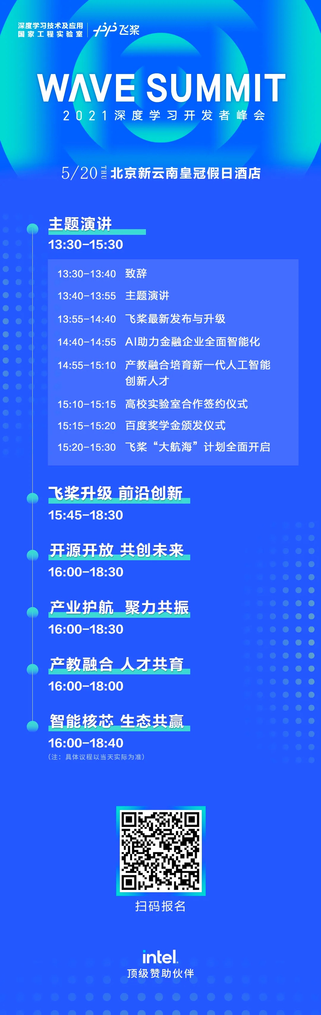WAVE SUMMIT 2021 深度学习开发者峰会定档5月20日-CSDN博客