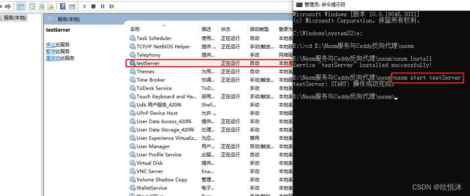 Windows服务Nssm与Caddy2反向代理_caddy windows-CSDN博客