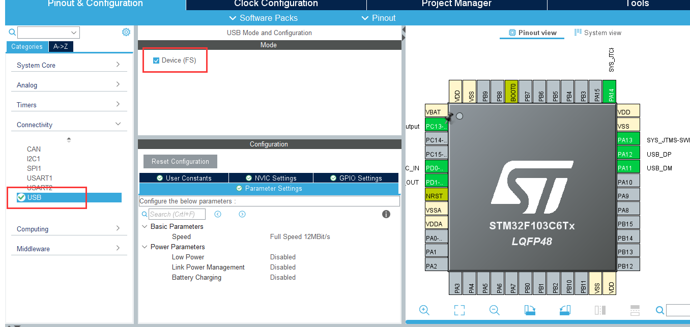 STM32Cubemx配置虚拟串口_stm32cubemx usb虚拟串口-CSDN博客