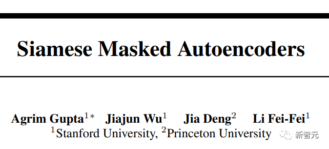 NeurIPS 2023 | 李飞飞团队提出SiamMAE：孪生掩码自编码器，刷榜视觉自监督方法！...-CSDN博客