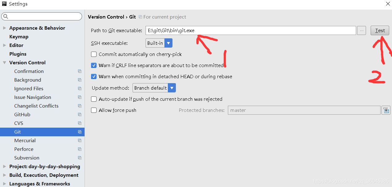 PyCharm连接GitHub配置使用时报错Cannot run program "git": CreateProcess error=2, 系统找不到指定的文件。_can't run ...
