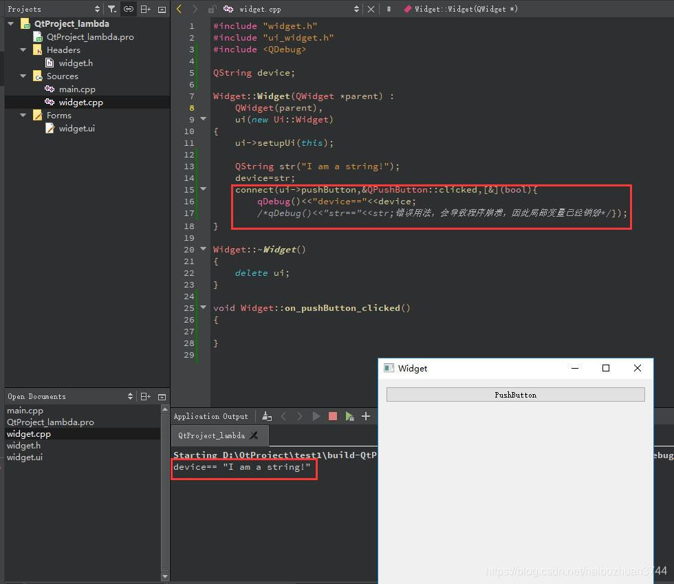 Qt中QObject::connect()的lambda用法_qt connect lamda-CSDN博客