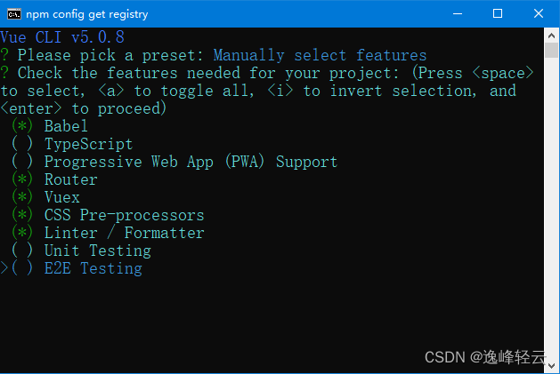 Vue CLI创建Vue项目详细步骤_vue-cli创建项目-CSDN博客