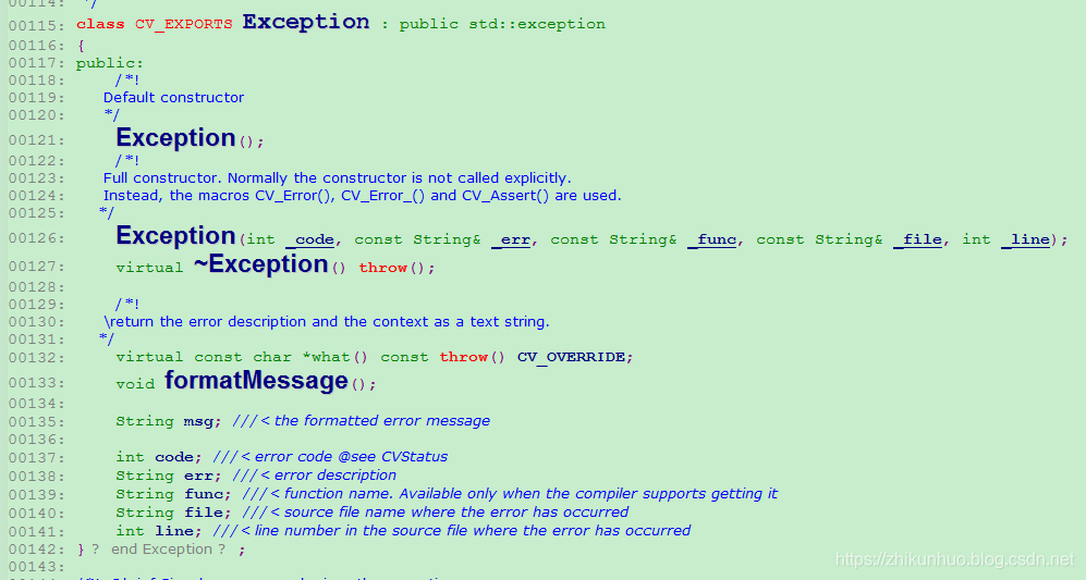 OpenCV辅助对象(help objects)(4)_Exception_opencv源码 exception handle-CSDN博客