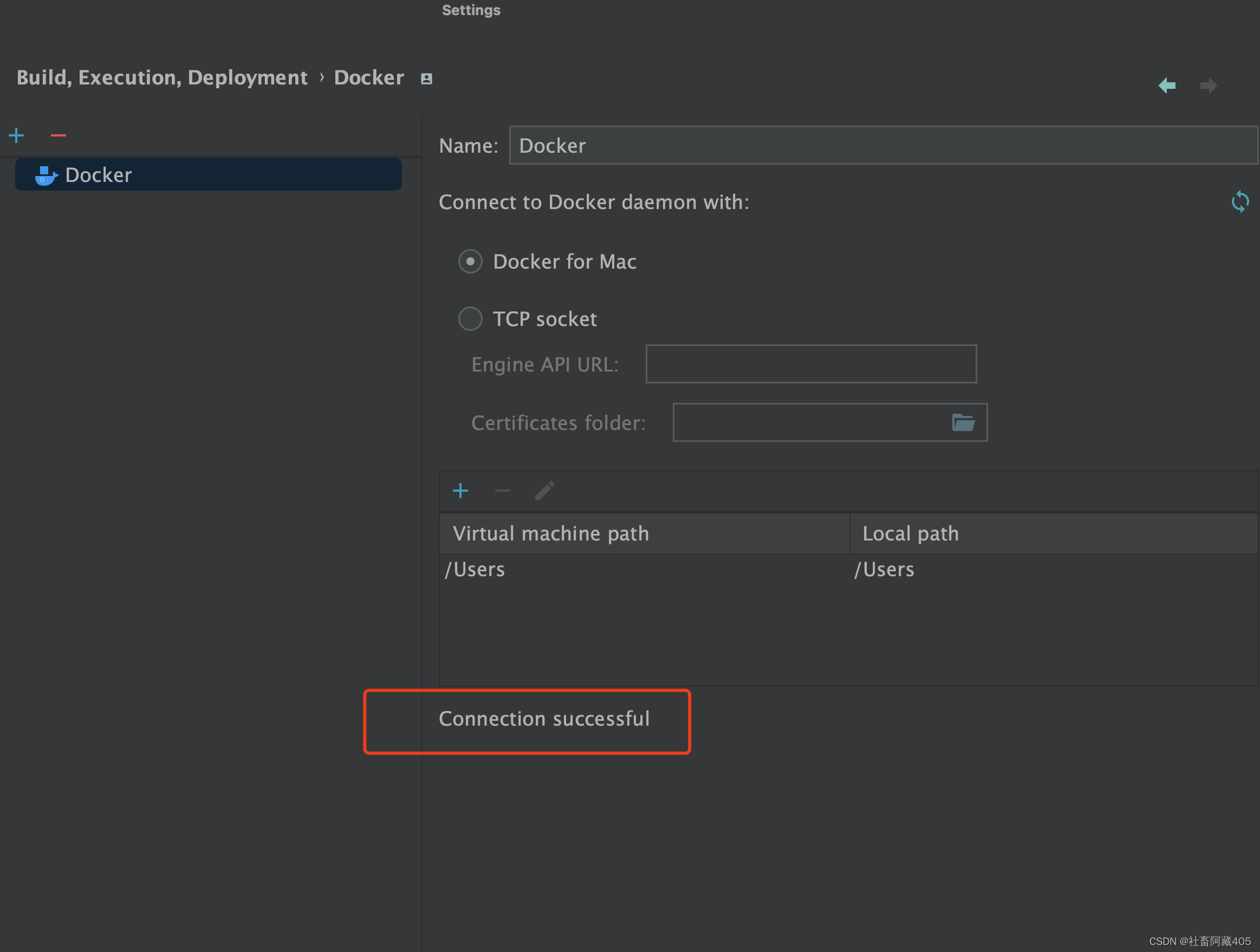 mac intellij 全家桶无法使用docker插件连接[解决方案]_cannot connect: com.intellij.docker.agent.apitaske-CSDN博客