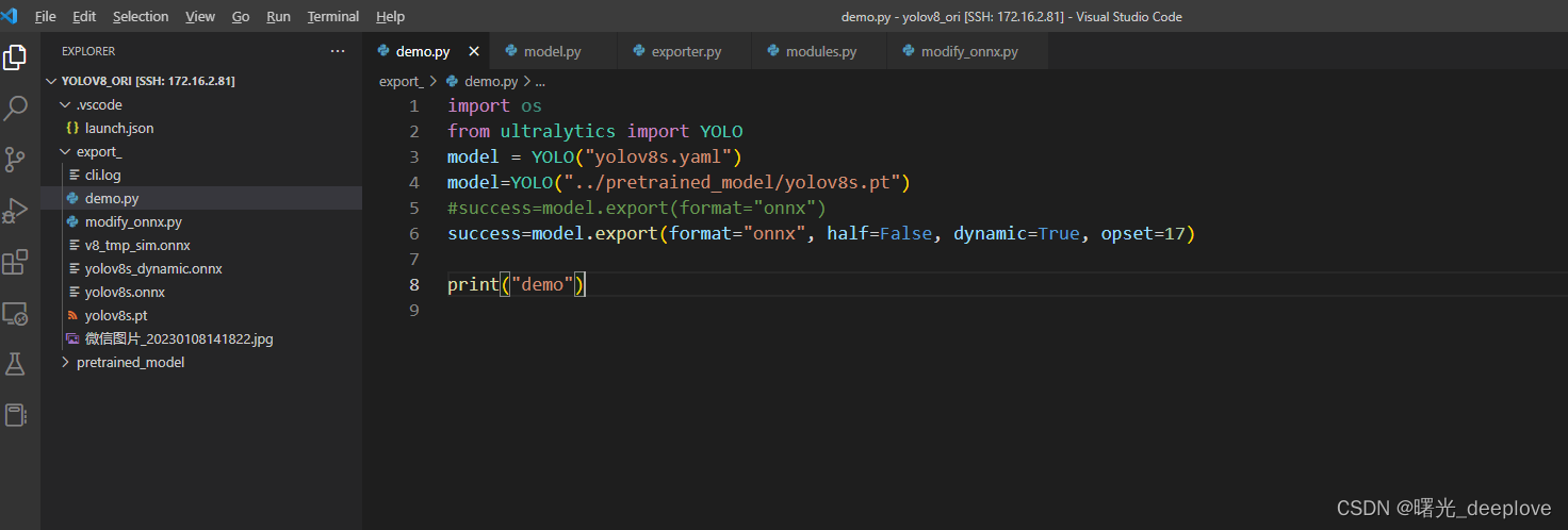 Yolov8之导出onnx（二）modelexportformatonnx Csdn博客 