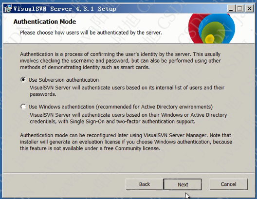 02svn入门笔记——visualsvn Server 安装与配置visualsvn Server Csdn博客