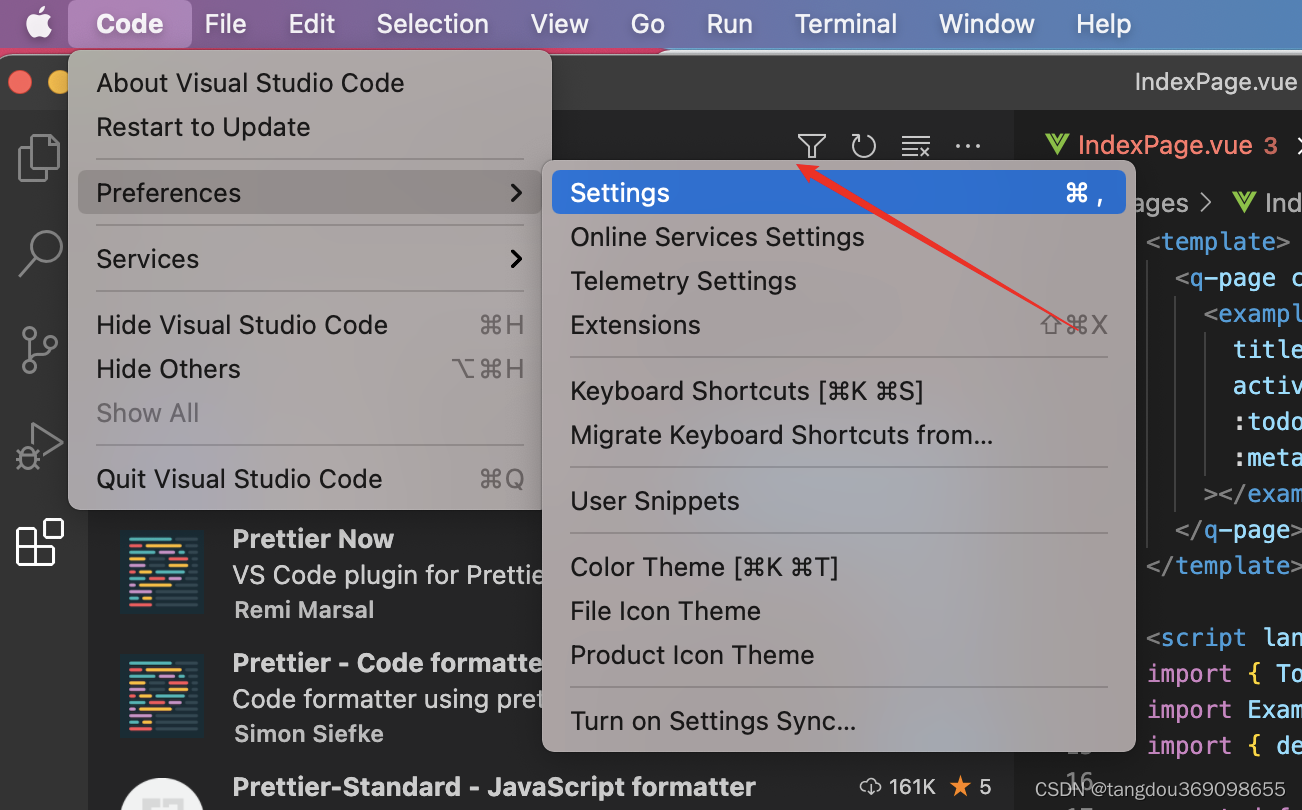 prettier+ts+eslint+vscode配置代码保存自动格式化,自动remove unsed declaration,delete ...