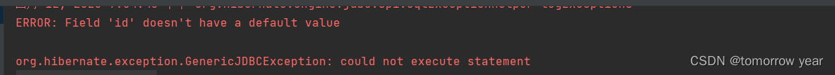 Field ‘id’ doesn’t have a default value问题分析(MySQL8.0版本)_mysql 8.0 doesn't have a default value ...