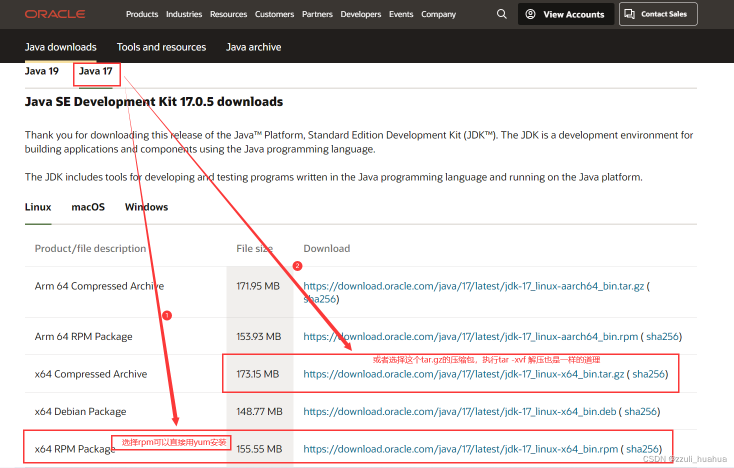使用linux下载、安装和配置JDK环境_linux jdk17对应 jre下载-CSDN博客