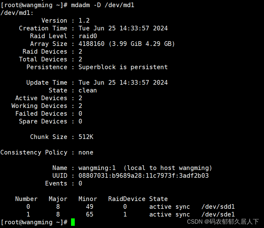 Linux：RAID磁盘阵列_linux查看raid信息命令-CSDN博客