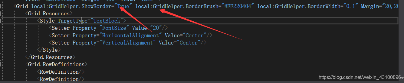 Wpf Grid添加实线边框并自定义依赖属性。 Wpf Grid添加表格边框 Csdn博客