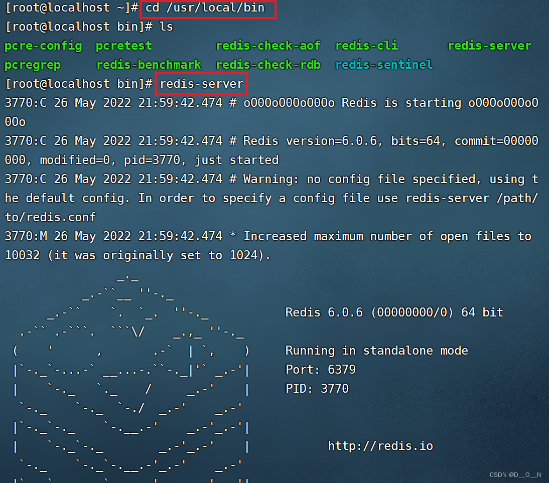 linux系统中启动redis_linux_D__O__N-GitCode 开源社区