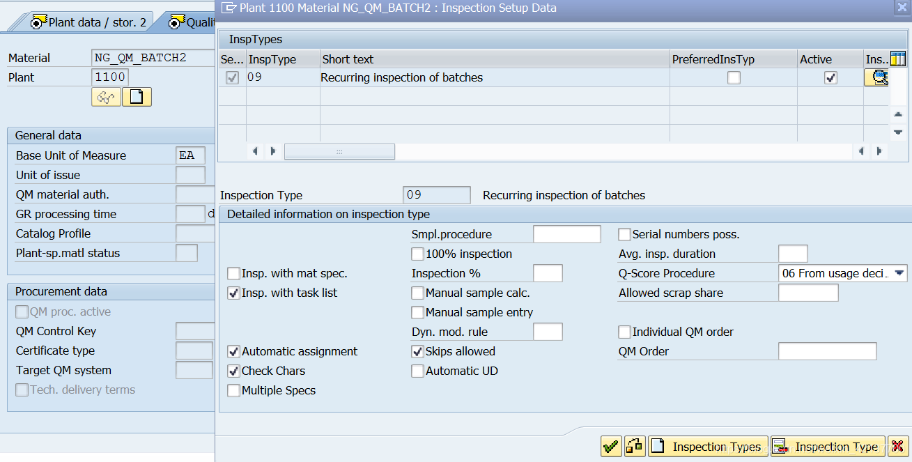 SAP QM Inspection lot creation: Recurring inspection_sap recurring ...