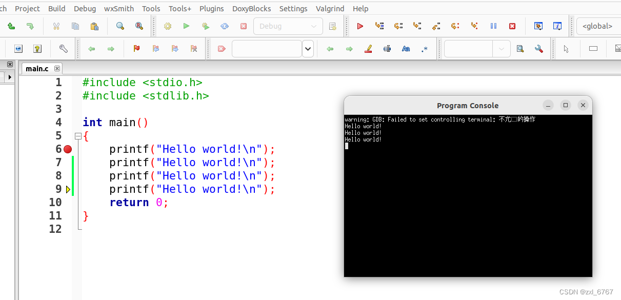 Linux中codeblocks如何调试c/c++程序_linux code::blocks c语言开发调试-CSDN博客