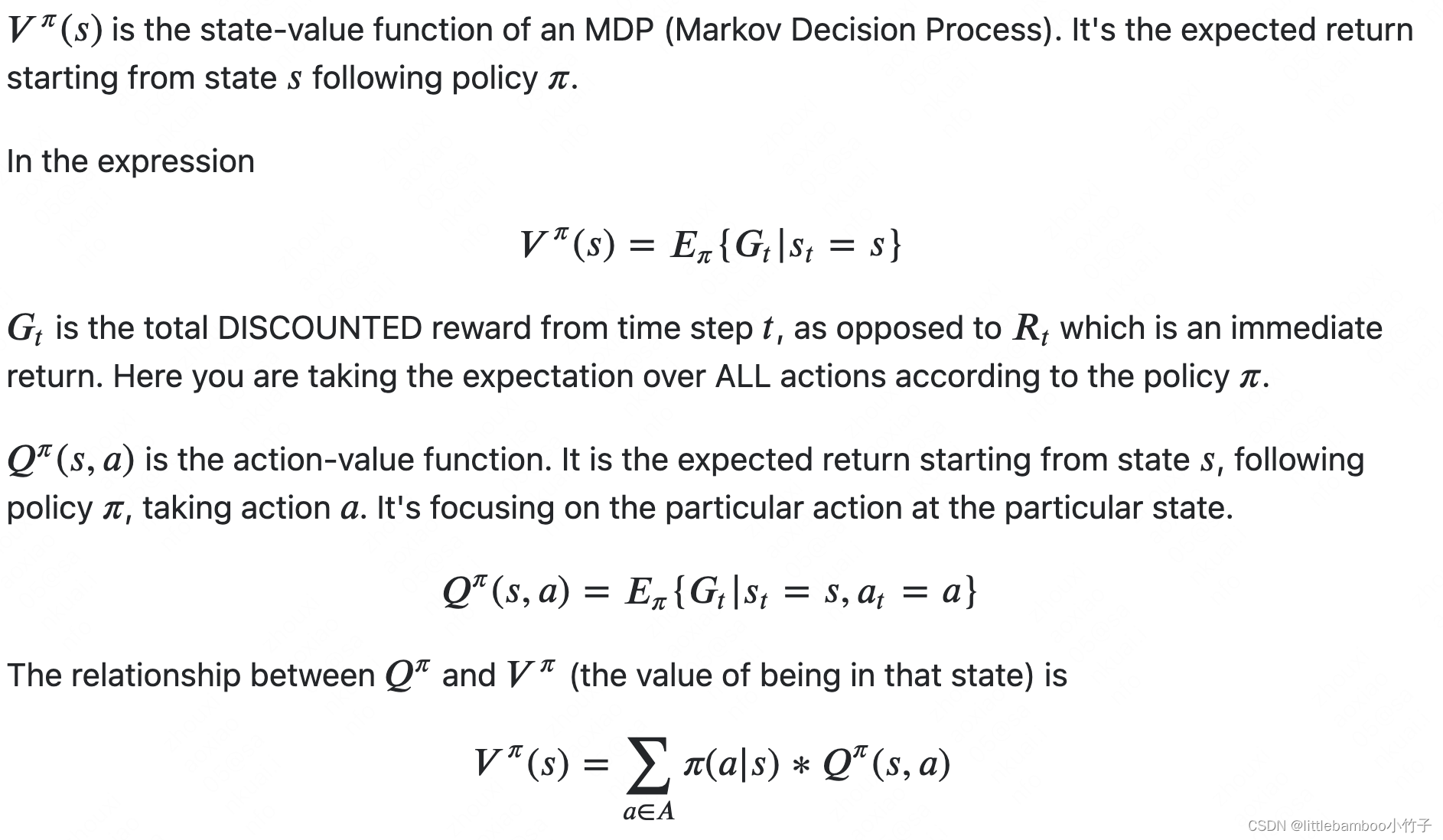 What is the Q function and what is the V function_what is q function in rl-CSDN博客