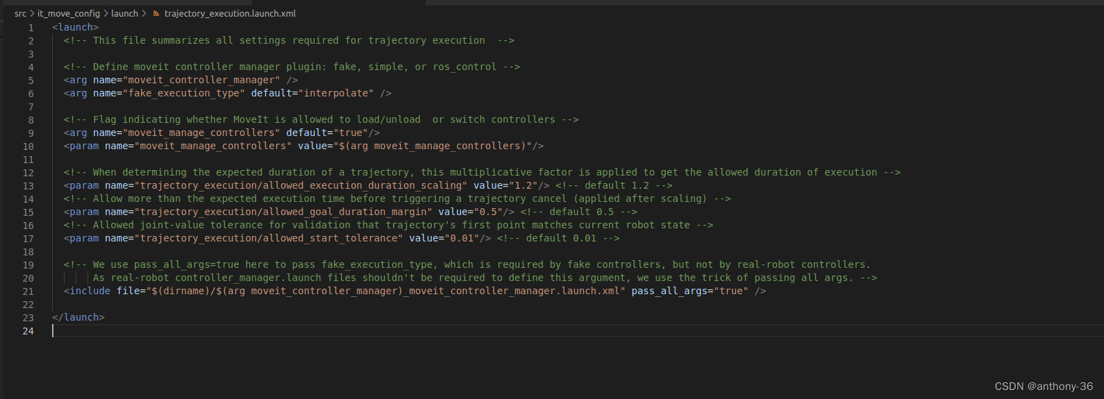 moveit Exception while loading controller manager ‘simple‘: According to the loaded plugin ...