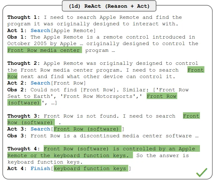 ReAct 大模型提示框架_大模型react-CSDN博客