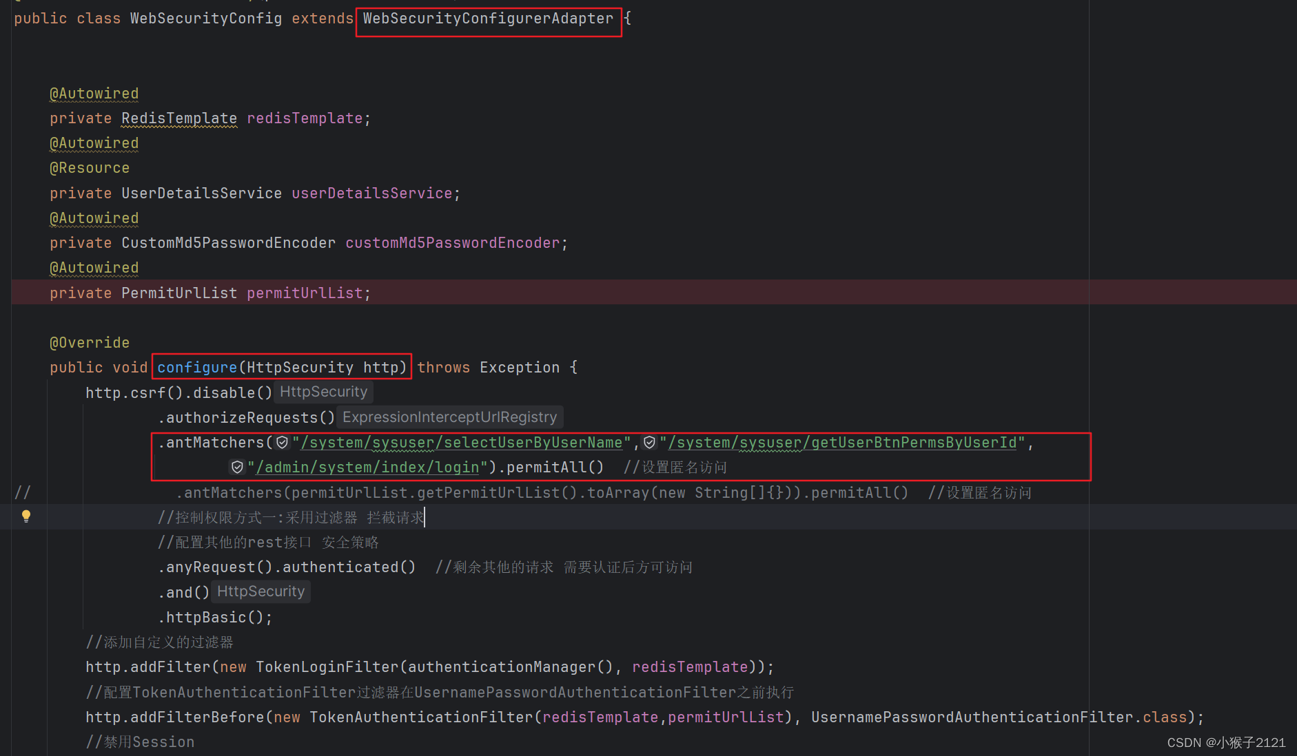 springSecurity中的常见问题_security loaduserbyusername-CSDN博客