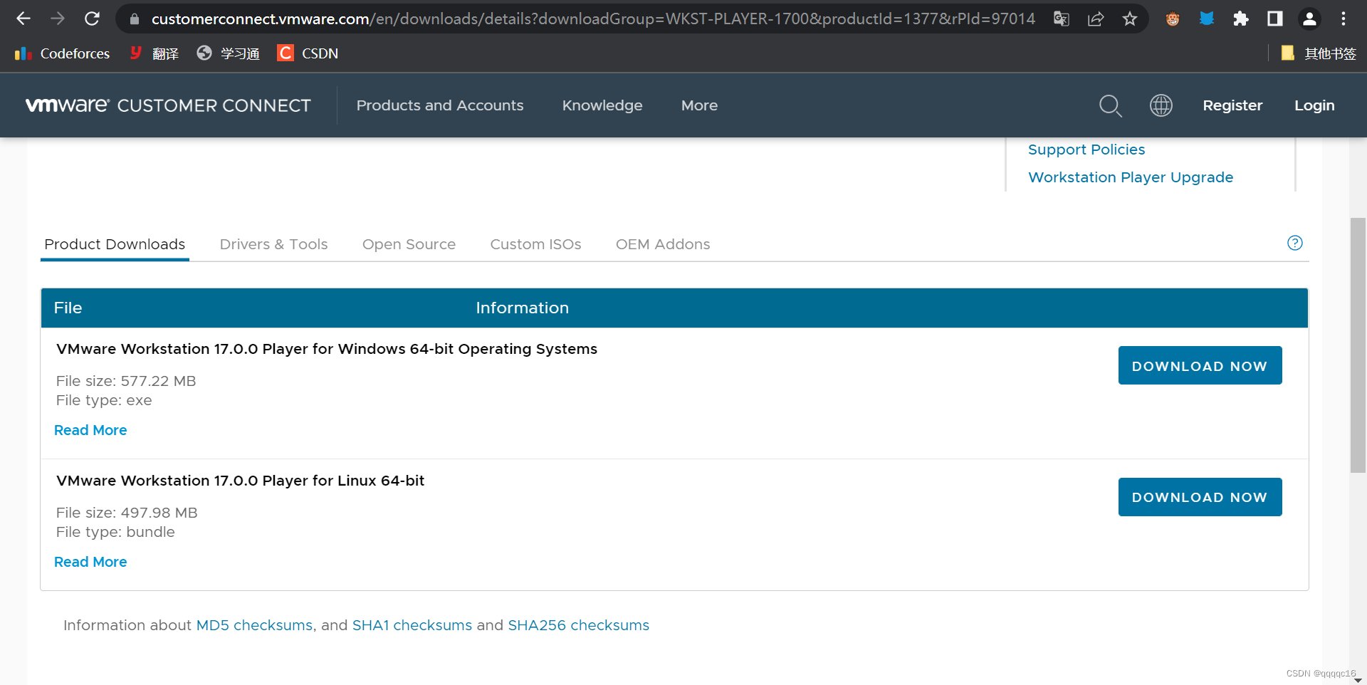 VMware Workstation 17 Player安装Ubuntu22.04-CSDN博客