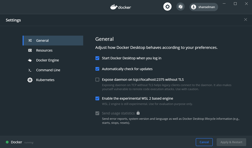 wsl2 docker_如何在Windows 10上的Windows System for Linux（WSL2）中设置Docker-CSDN博客