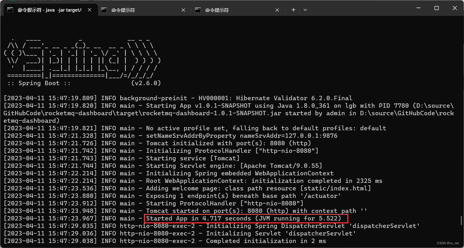 在Windows 11环境部署RocketMQ和RocketMQ Dashboard-CSDN博客