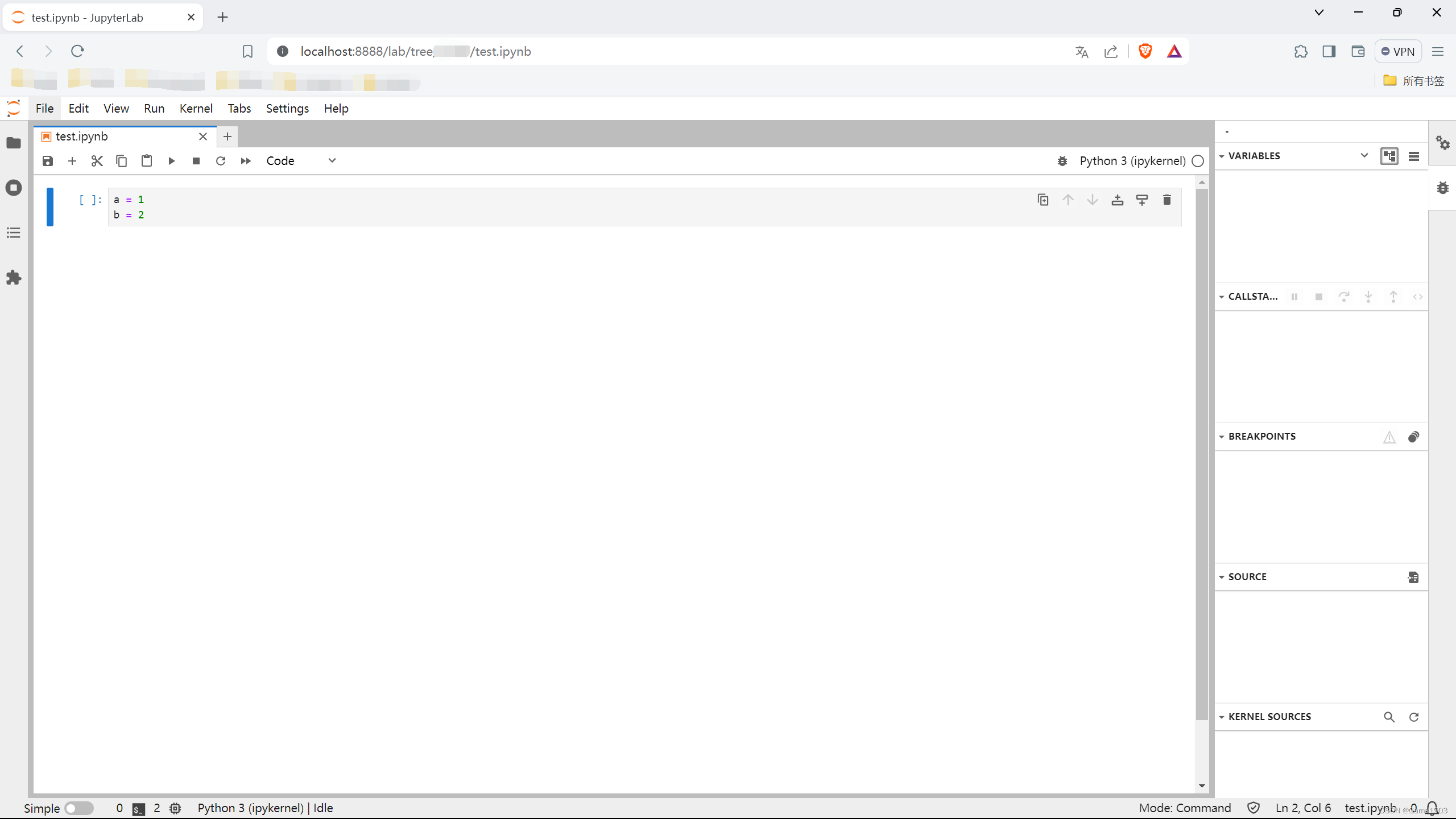 【避坑排雷】Jupyter 可视化调试—— JupyterLab 最新版本 debug 个人实践_jupyterlab 调试-CSDN博客
