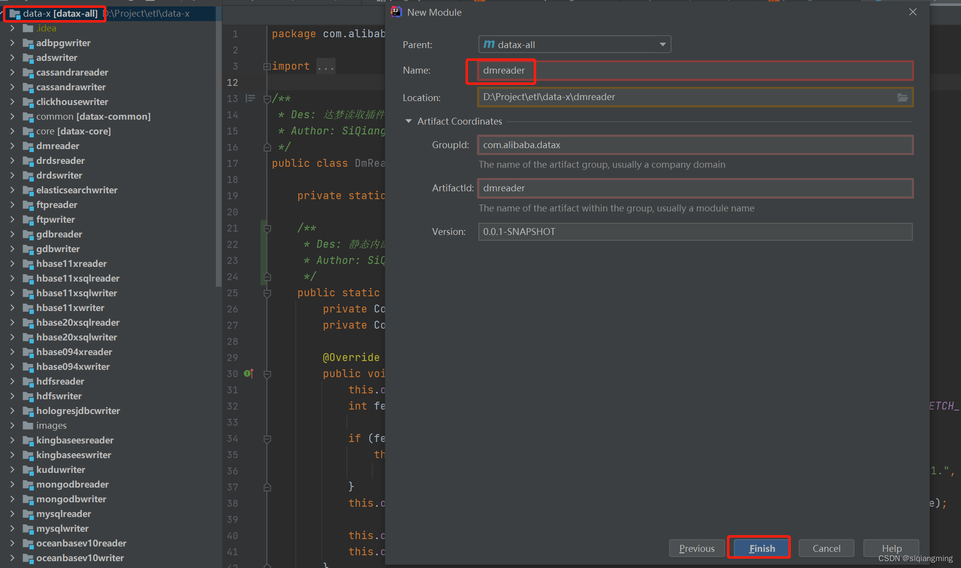 idea启动dataX,开发金仓和达梦插件_datx达梦模板-CSDN博客