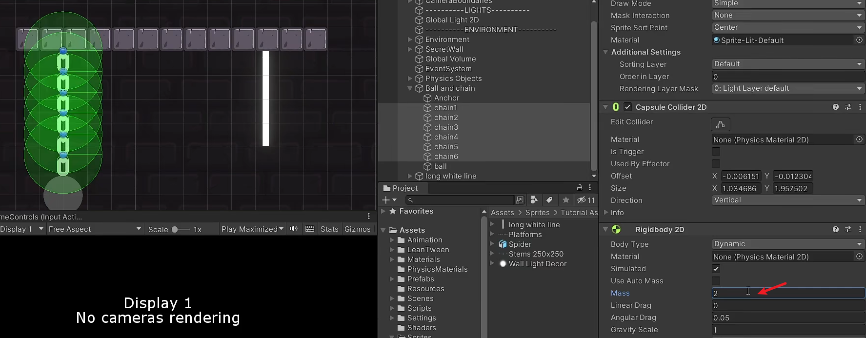 【Unity实战】零代码实现物理2d绳子和绳桥效果——Hinge Joint 2D的使用_unity绳子-CSDN博客